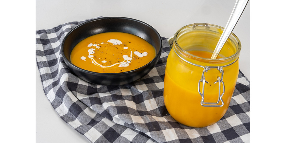 Crema de batata con leche de coco en Thermomix®