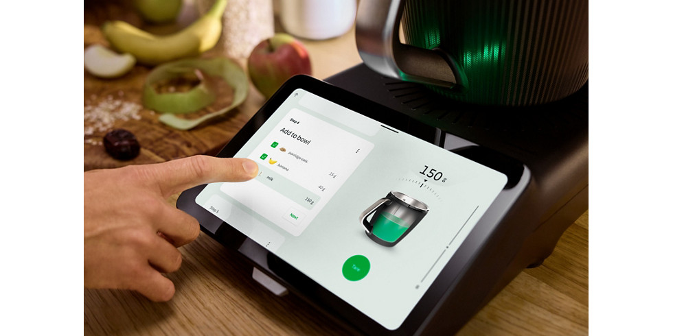 Balance de cuisine intégrée au robot de cuisine Thermomix®