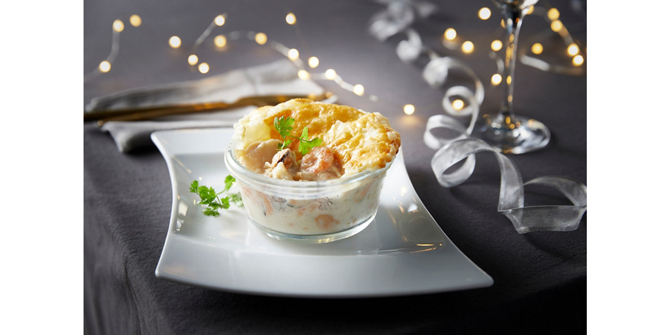 Nage de crustacés au champagne