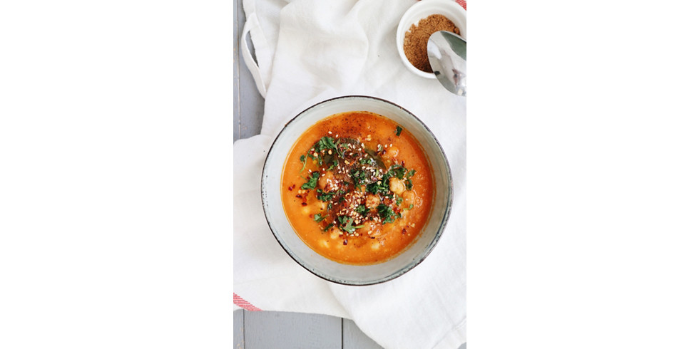 Guiso de garbanzos estilo árabe