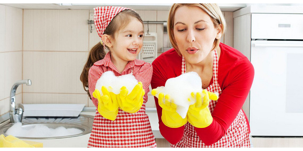 Tareas del hogar: ¡Un juego de niños!