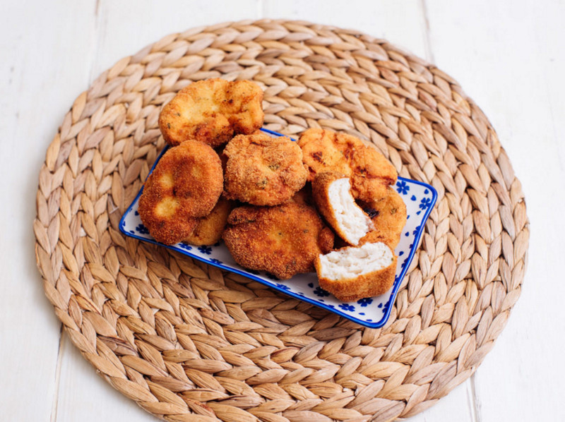 Nuggets de pollo y queso con Thermomix®